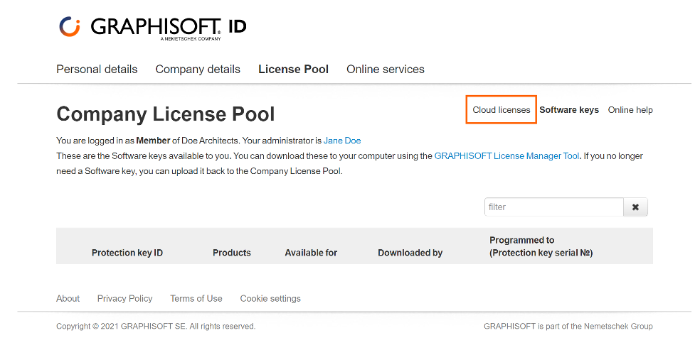Démarrer avec les licences cloud pour Archicad 27 – Base documentaire