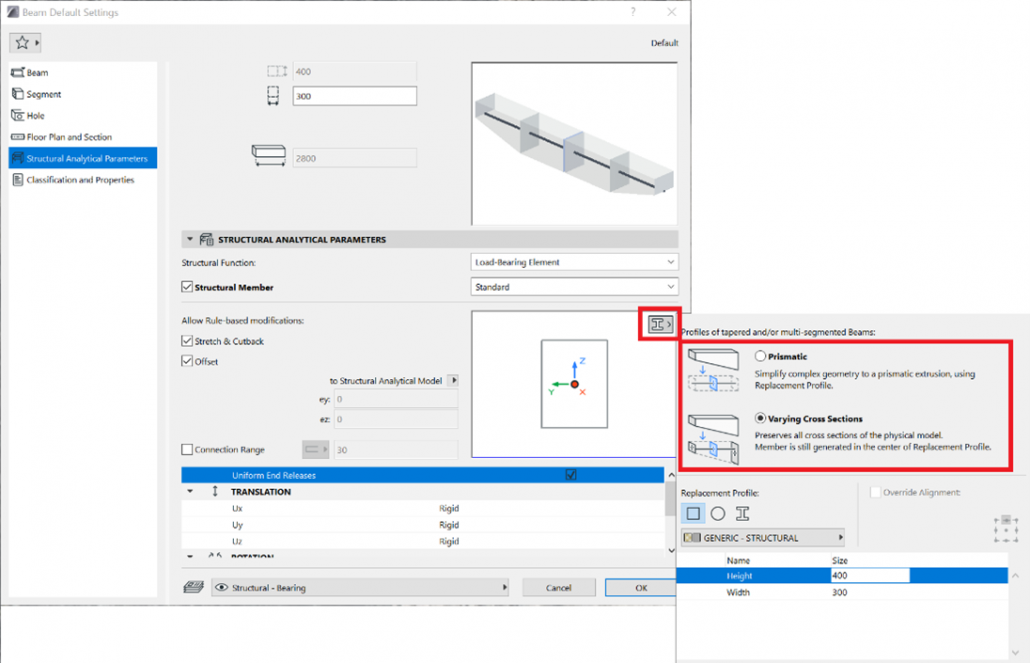 Support des Poteaux et Poutres multi-segmentés - Archicad Docs
